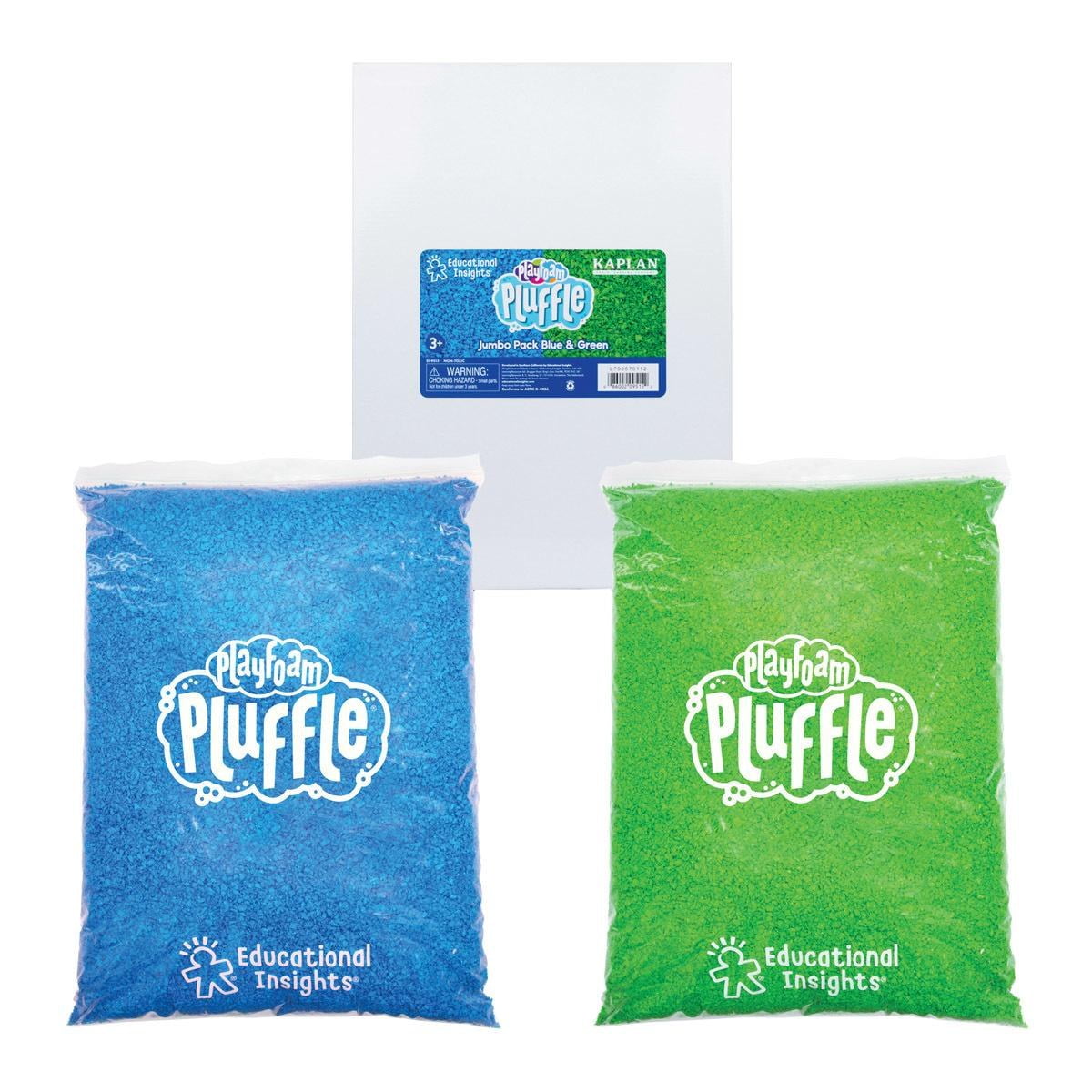 Educational Insights Playfoam Pluffle™ Jumbo Pack - Green and Blue ...