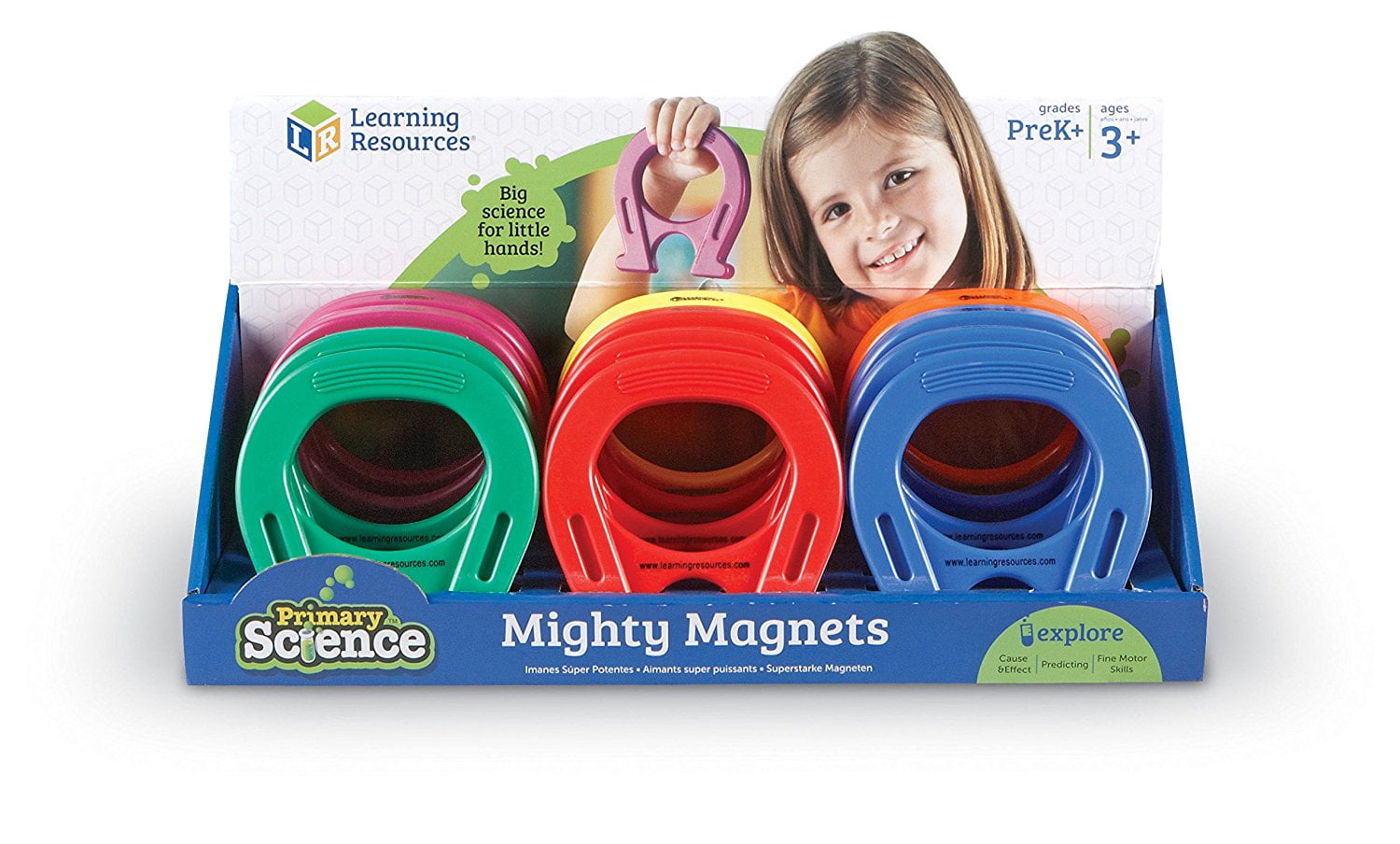 Learning Resources Primary Science Mighty Magnets, Horseshoe Magnets ...
