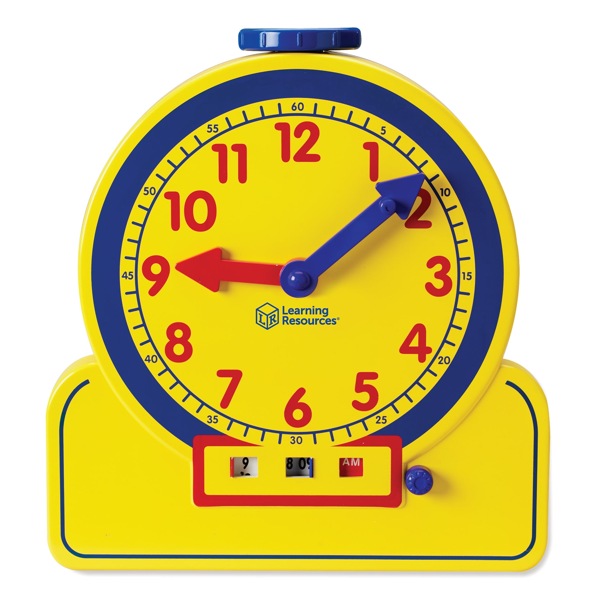 Learning Resources Primary Time Teacher 12-Hour Clock - Toy - Walmart.com