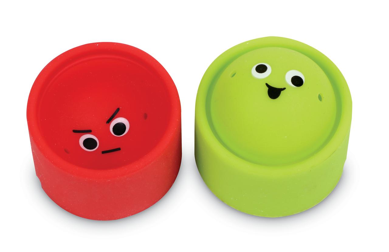 hand2mind Express Your Feelings Rainbow Sensory Fidget Tubes, Calm Down ...