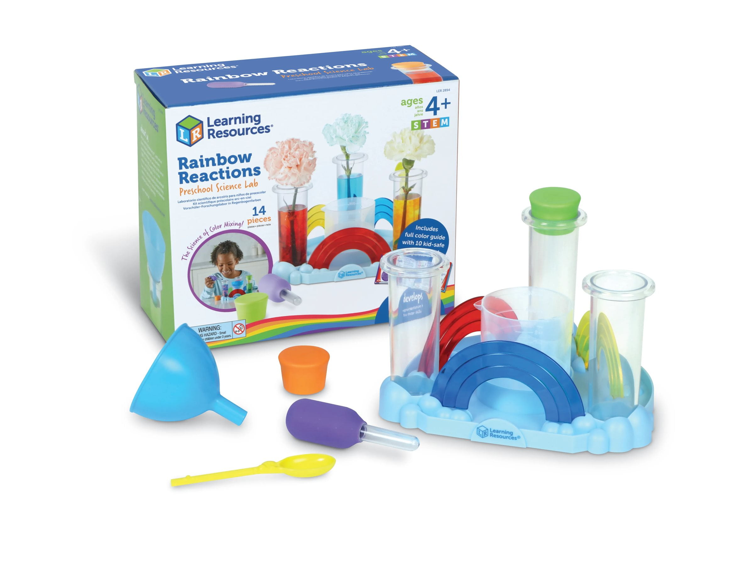 Learning Resources - Rainbow Reactions Preschool Science Lab - Walmart.com