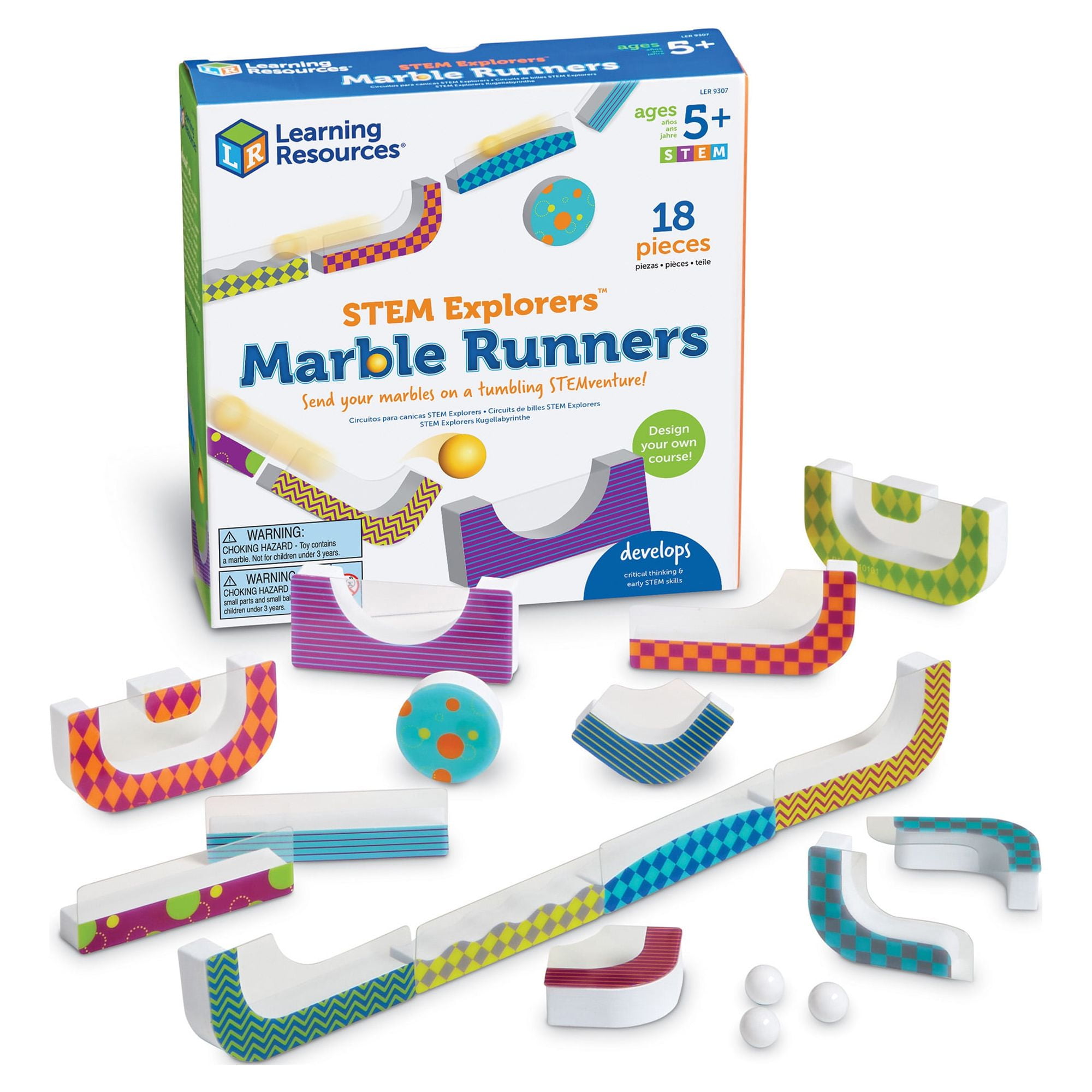 Learning Resources STEM Explorers Marble Runners: Science Activity ...