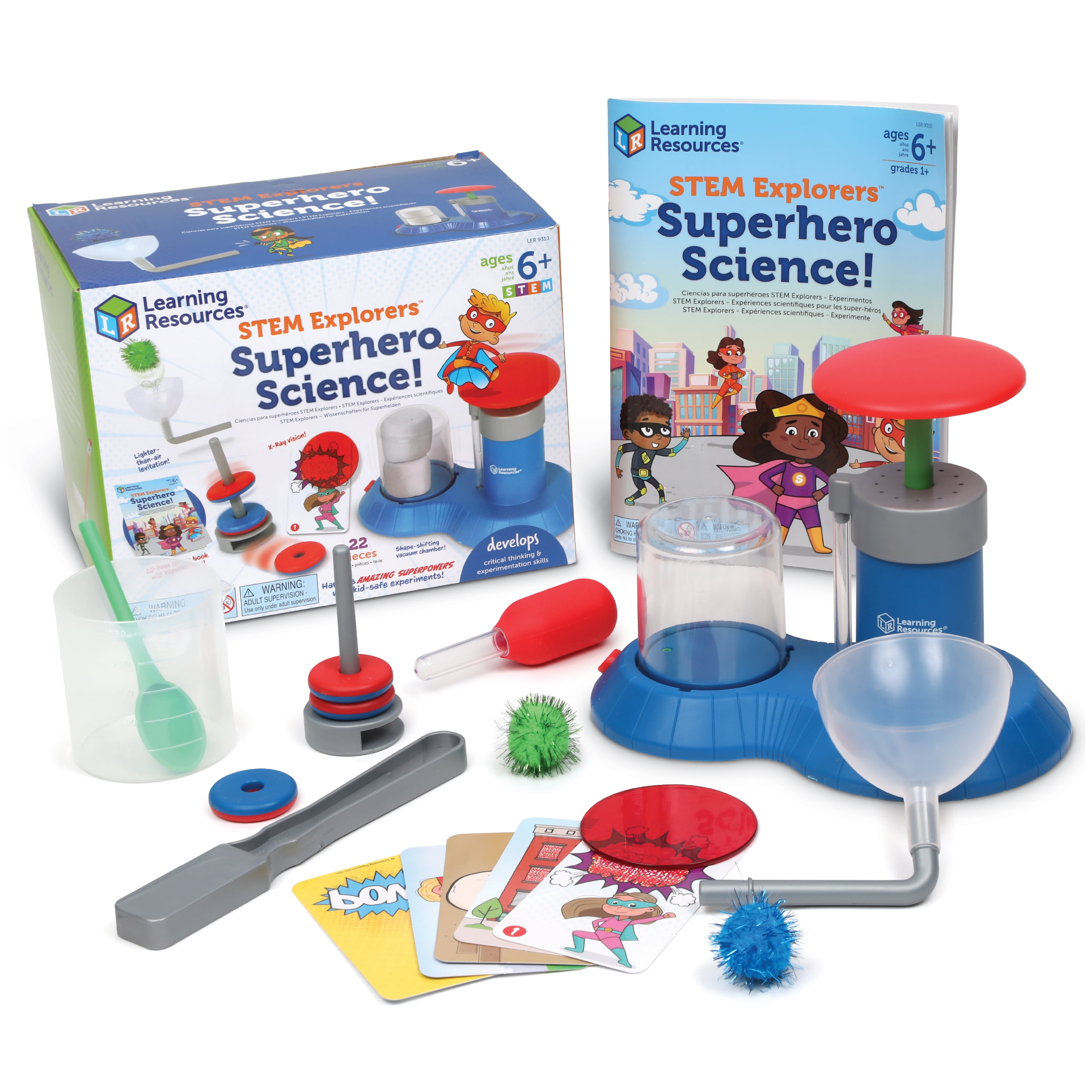 Learning Resources STEM Explorers Super Hero Science Set, Stem Toys for Boys and Girls Ages 6 ...