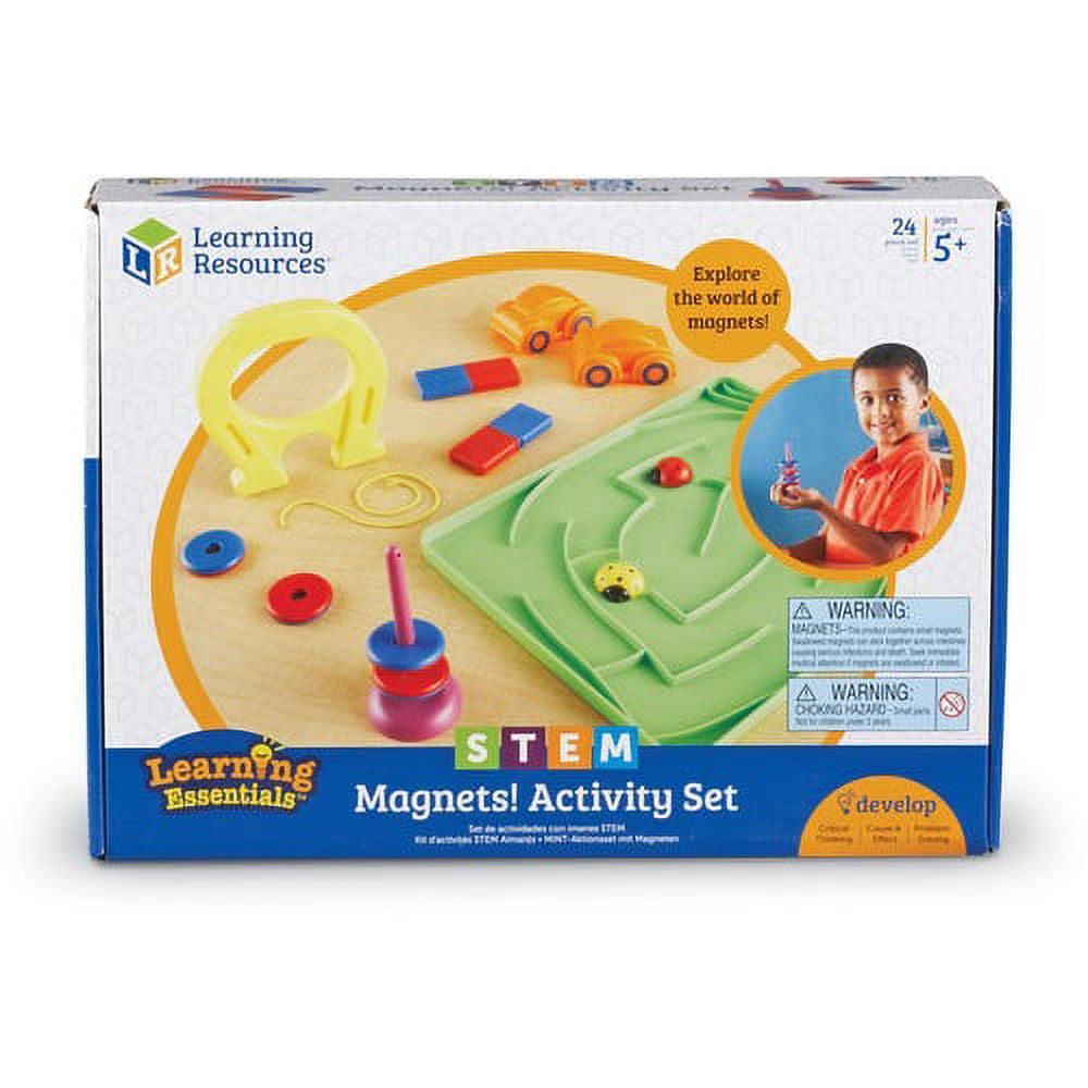 Learning Resources STEM Magnets Activity Set - Theme/Subject: Fun ...