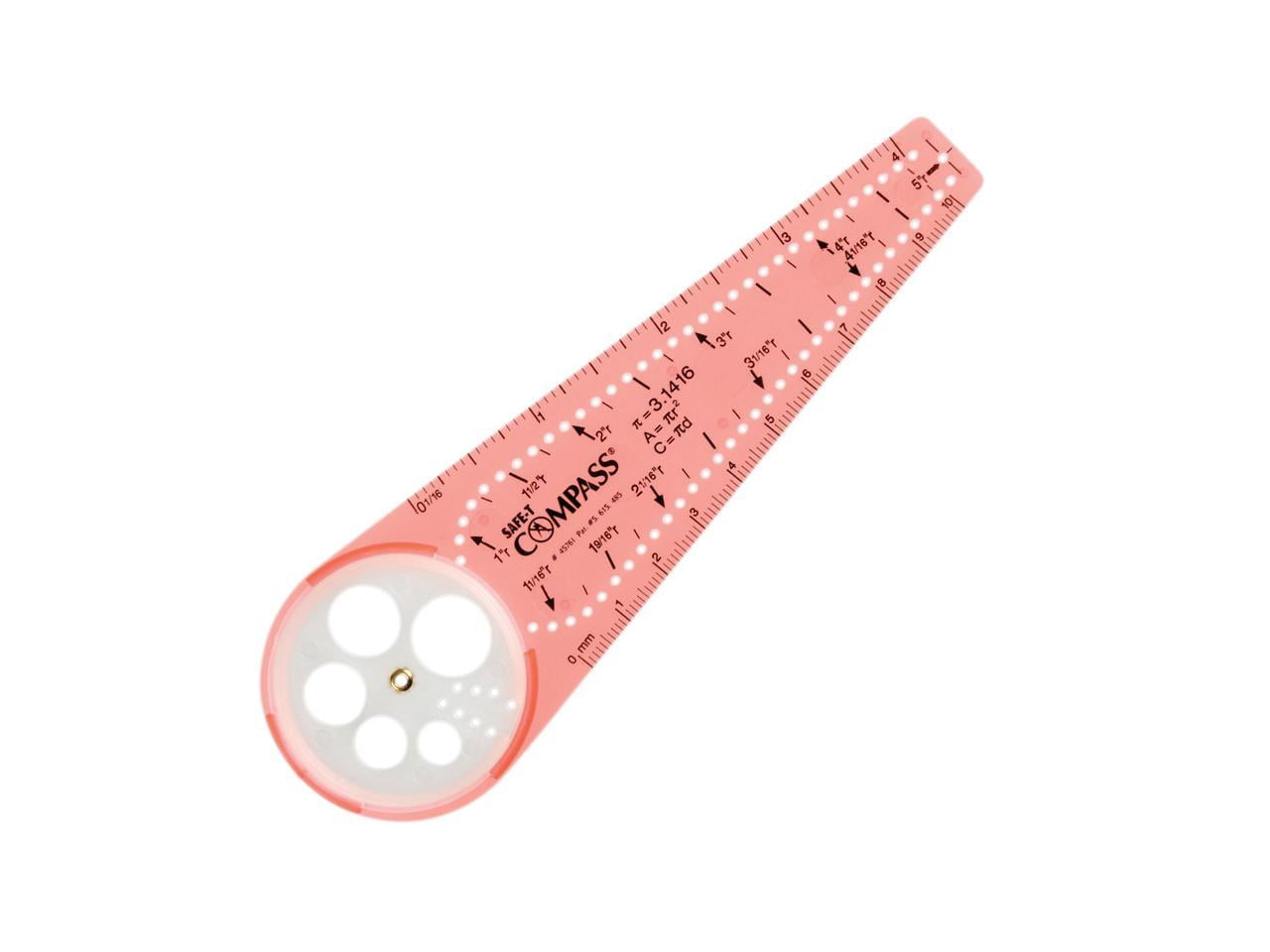 Learning Resources Saft-T Compass 3.5"x8.9" Orange LER45761 - Walmart.com