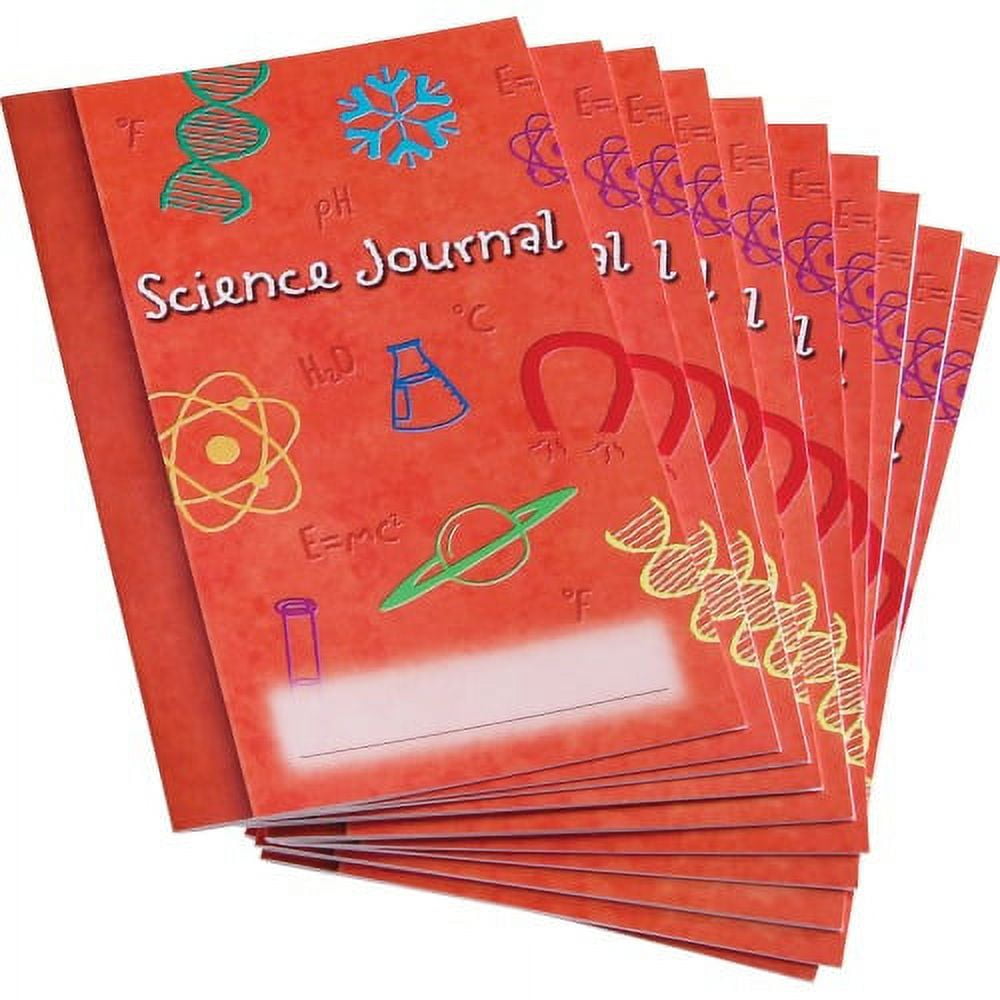 Learning Resources Science Journal Set 32 Pages - Ruled - 0.39" Ruled ...