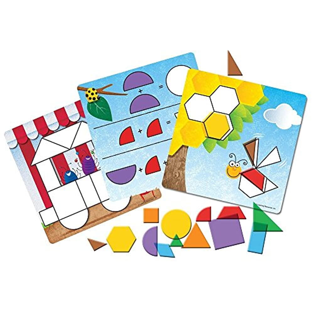Learning Resources Shapes Don't Bug Me Geometry Activity Set - Walmart.com
