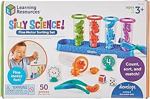Learning Resources Silly Science Fine Motor Sorting Set, STEM Toys for ...