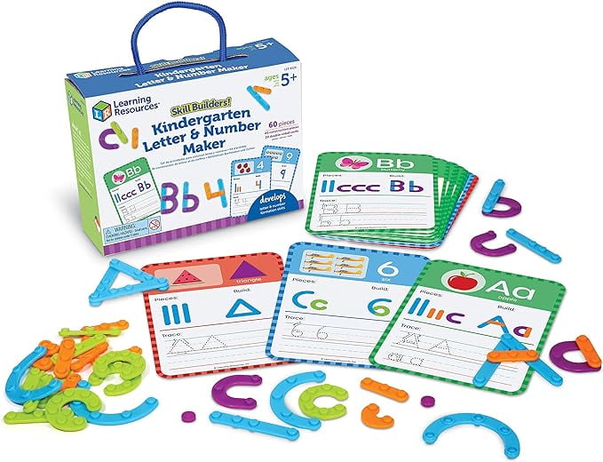 Learning Resources Skill Builders! Kindergarten Letter & Number Maker ...
