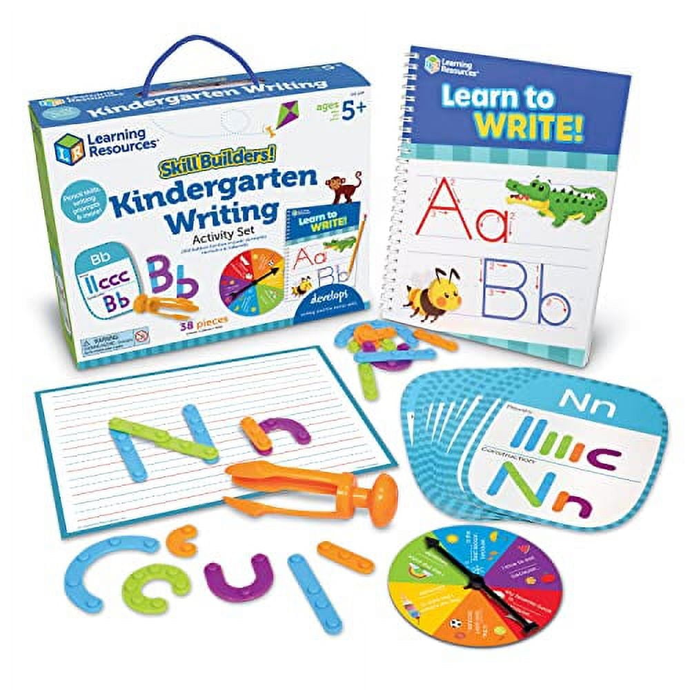 Learning Resources Skill Builders! Kindergarten Writing - 38 Piece ...