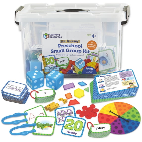 Learning Resources Skill Builders! Preschool Small Group Kit, Preschool ...
