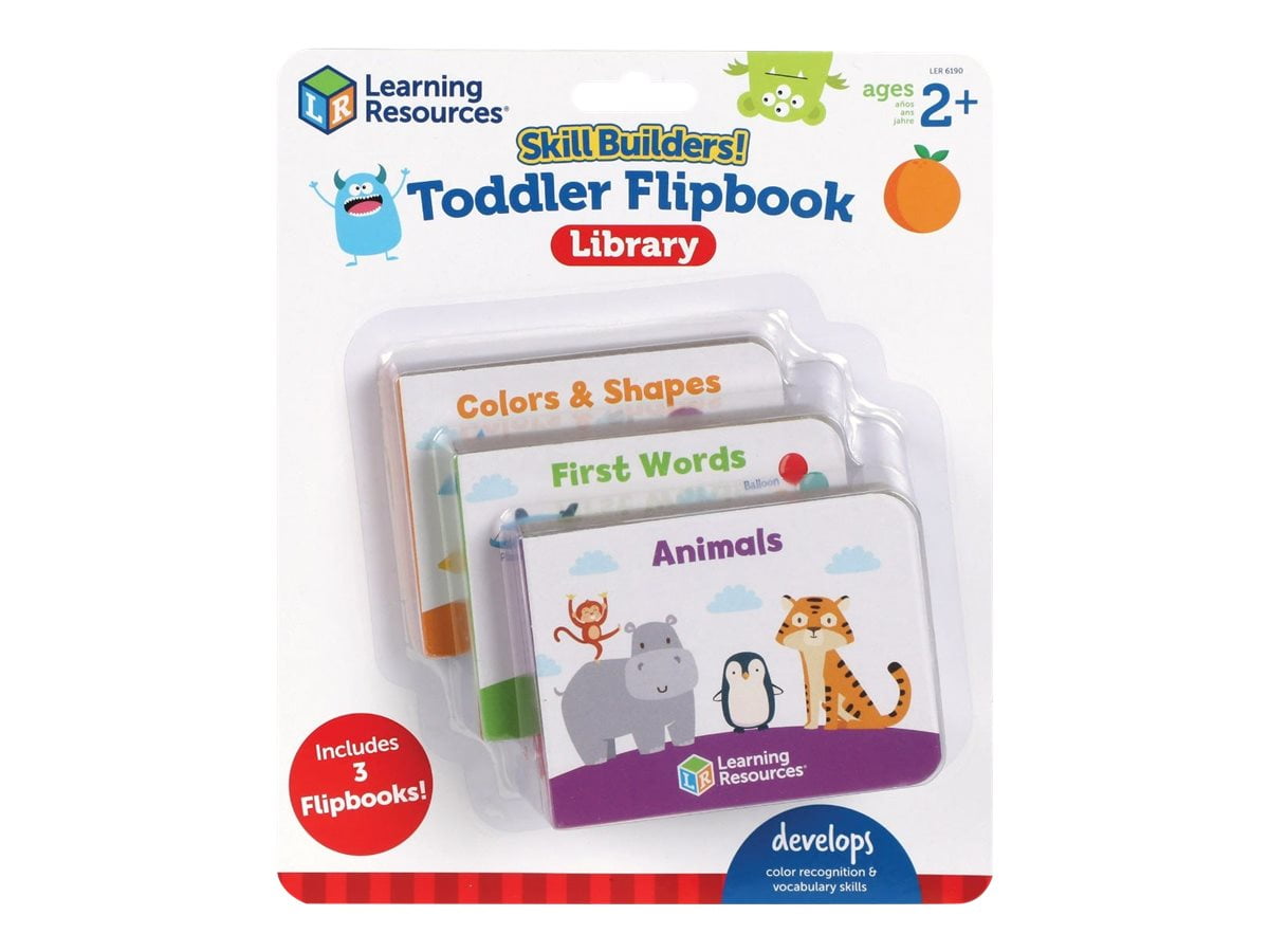 Learning Resources Skill Builders! Toddler Flipbook Library ...