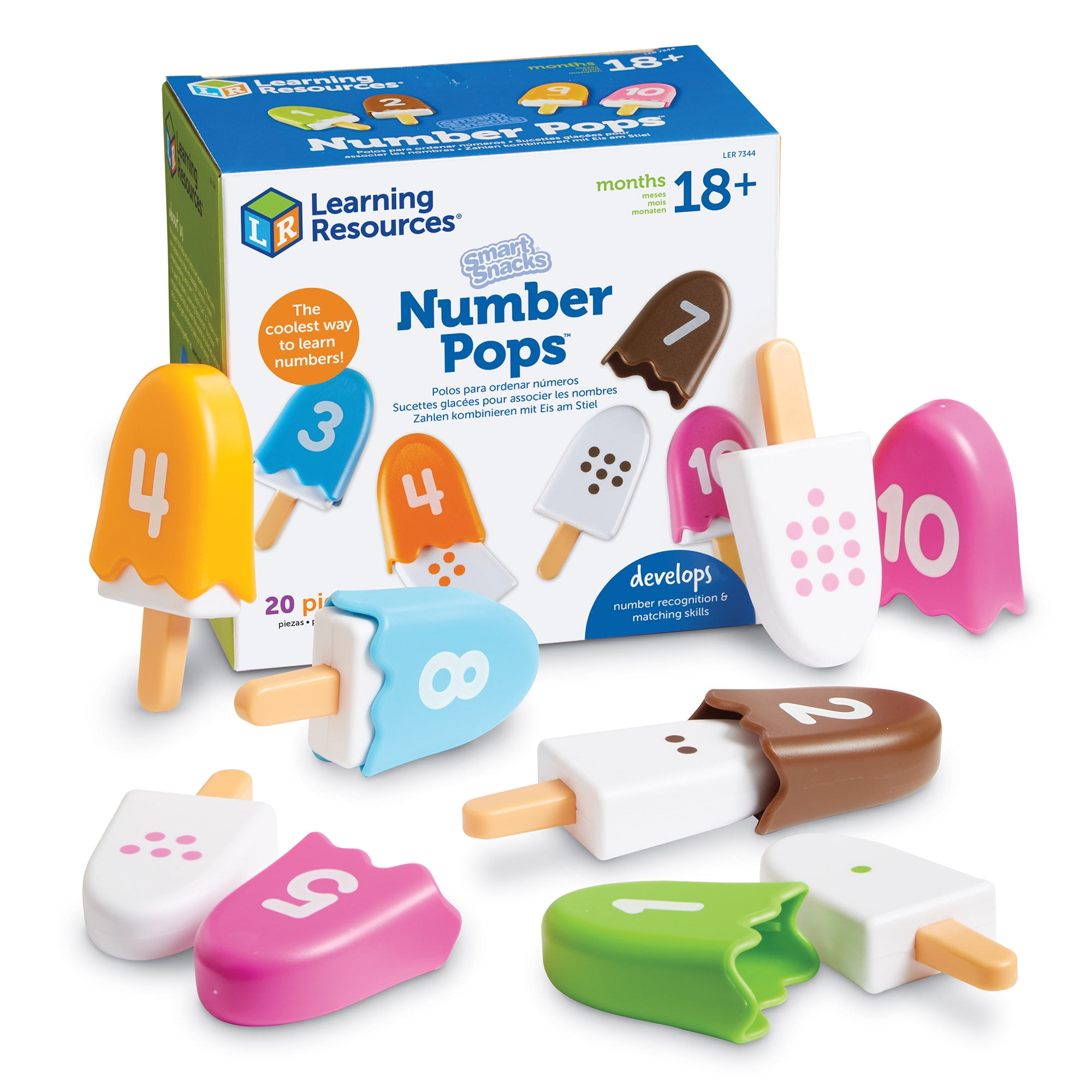 Learning Resources Number Pops, Counting Toys for Toddlers, Preschool ...