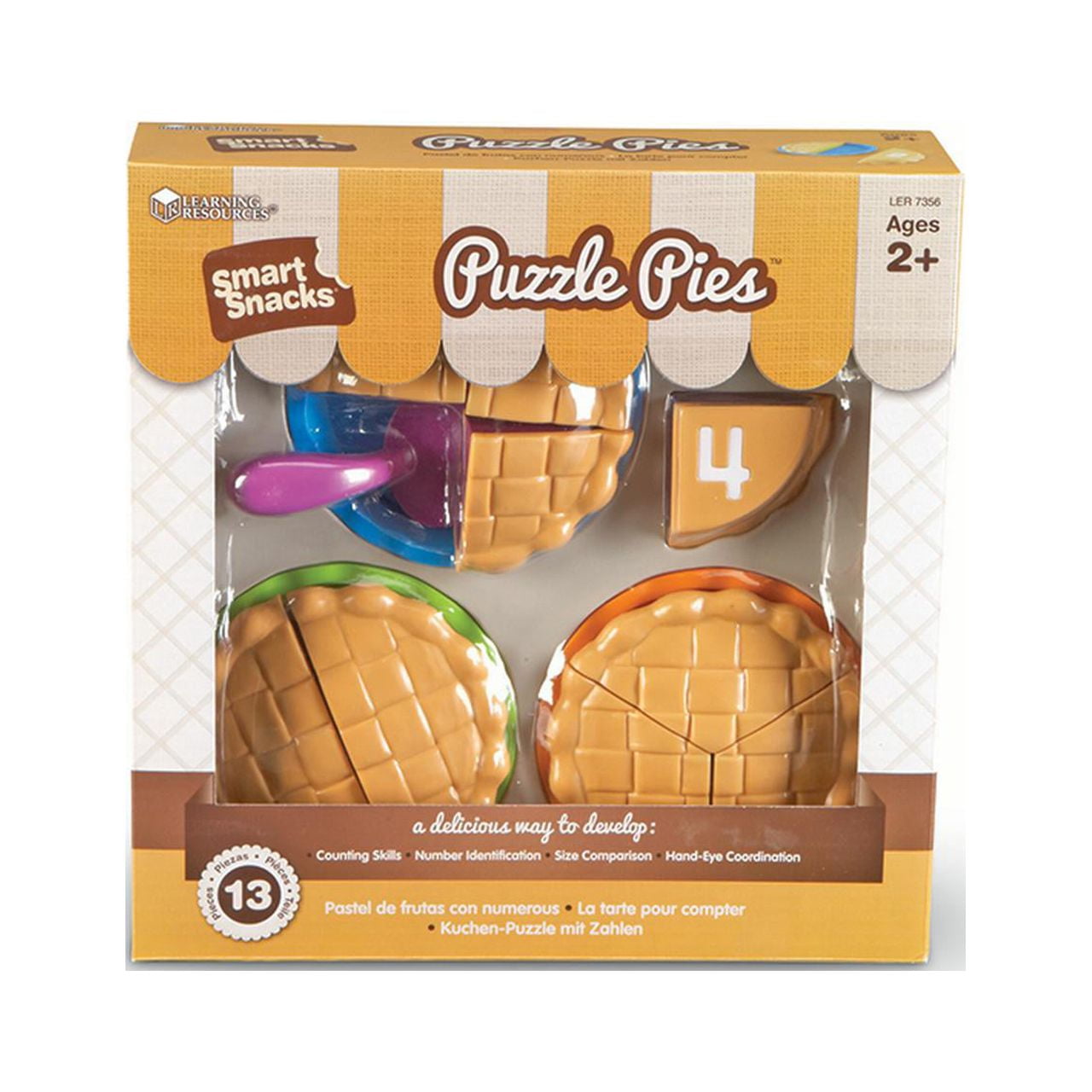 Learning Resources Smart Snacks Puzzle Pies - Walmart.com