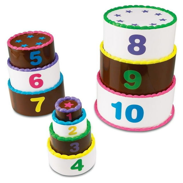 Learning Resources Smart Snacks Stack Count Cake, Early Stacking ...
