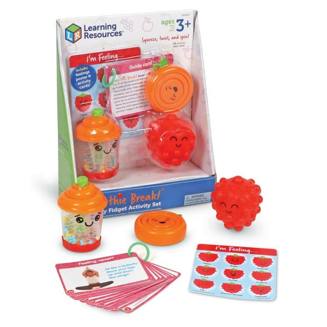 Learning Resources Smoothie Tea Break!™ Sensory Fidget Activity Set, 19 ...