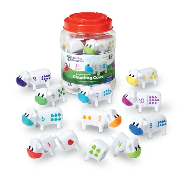 Learning Resources Snap-n-Learn Counting Cows, Number Recognition, Ages 18 Months + - Walmart.com