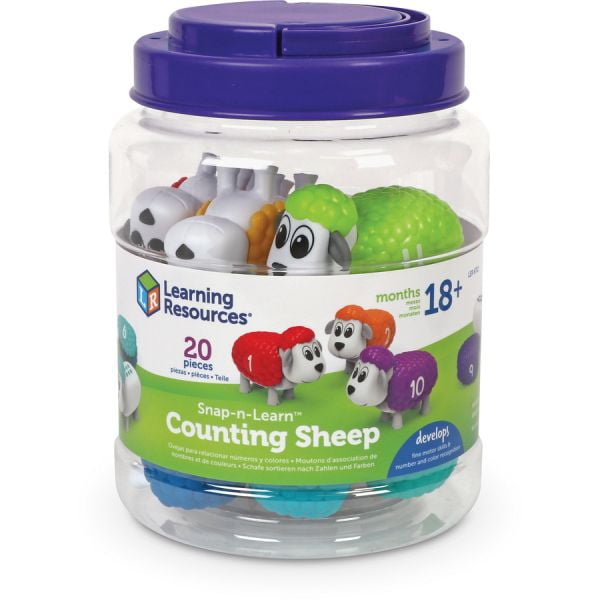 1 piece Learning Resources Snap-n-Learn Counting Sheep - Walmart.com