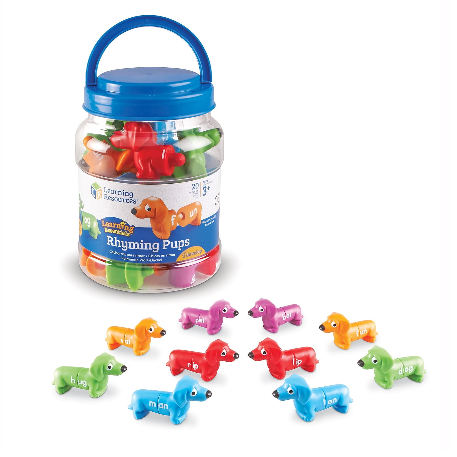 Learning Resources Snap 'n Learn Rhyming Pups Mathematics and Counting ...