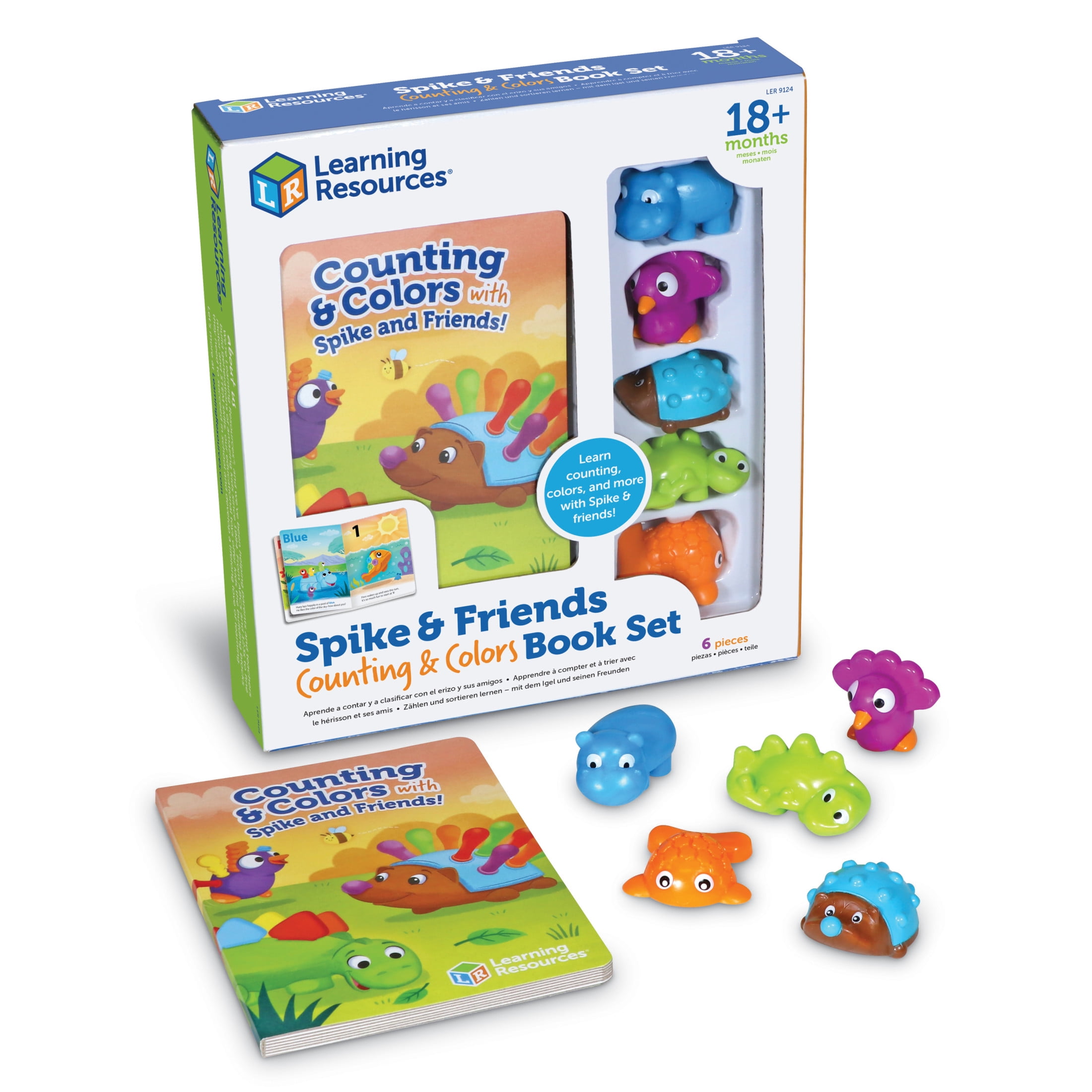 Learning Resources Spike and Friends Counting & Colors Book Set ...
