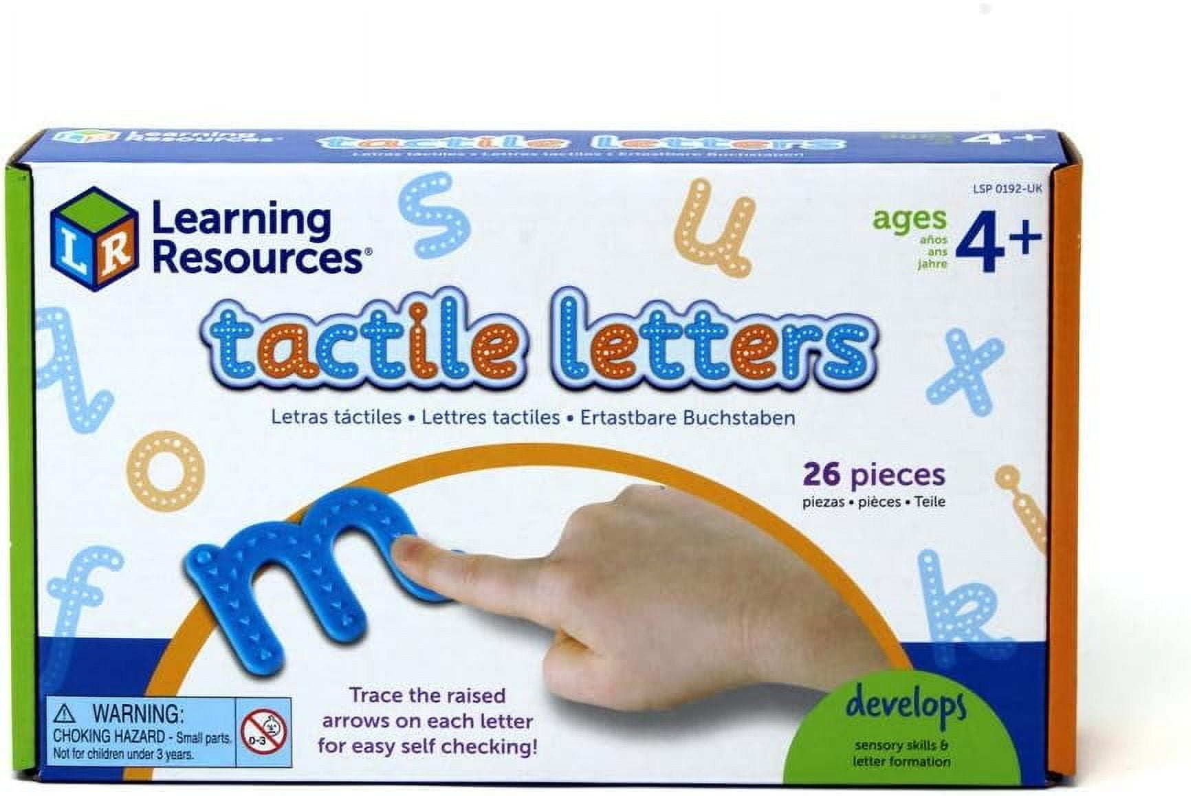 Learning Resources Tactile Letters Set of 26 - Walmart.com