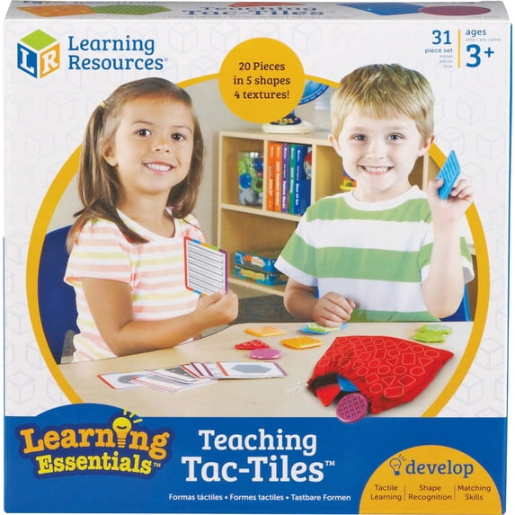 Learning Resources Teaching Tac-Tiles, Set of 20 - Walmart.com