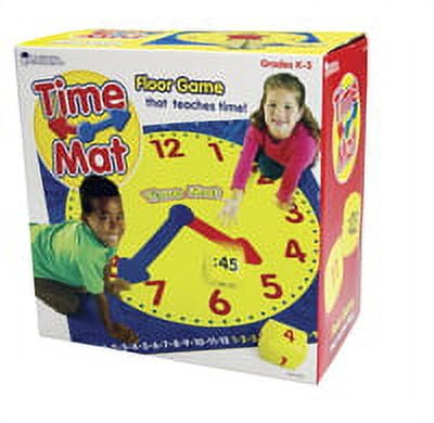 Learning Resources Time Activity Mat, 54 Inches, Ages 5 and Up ...