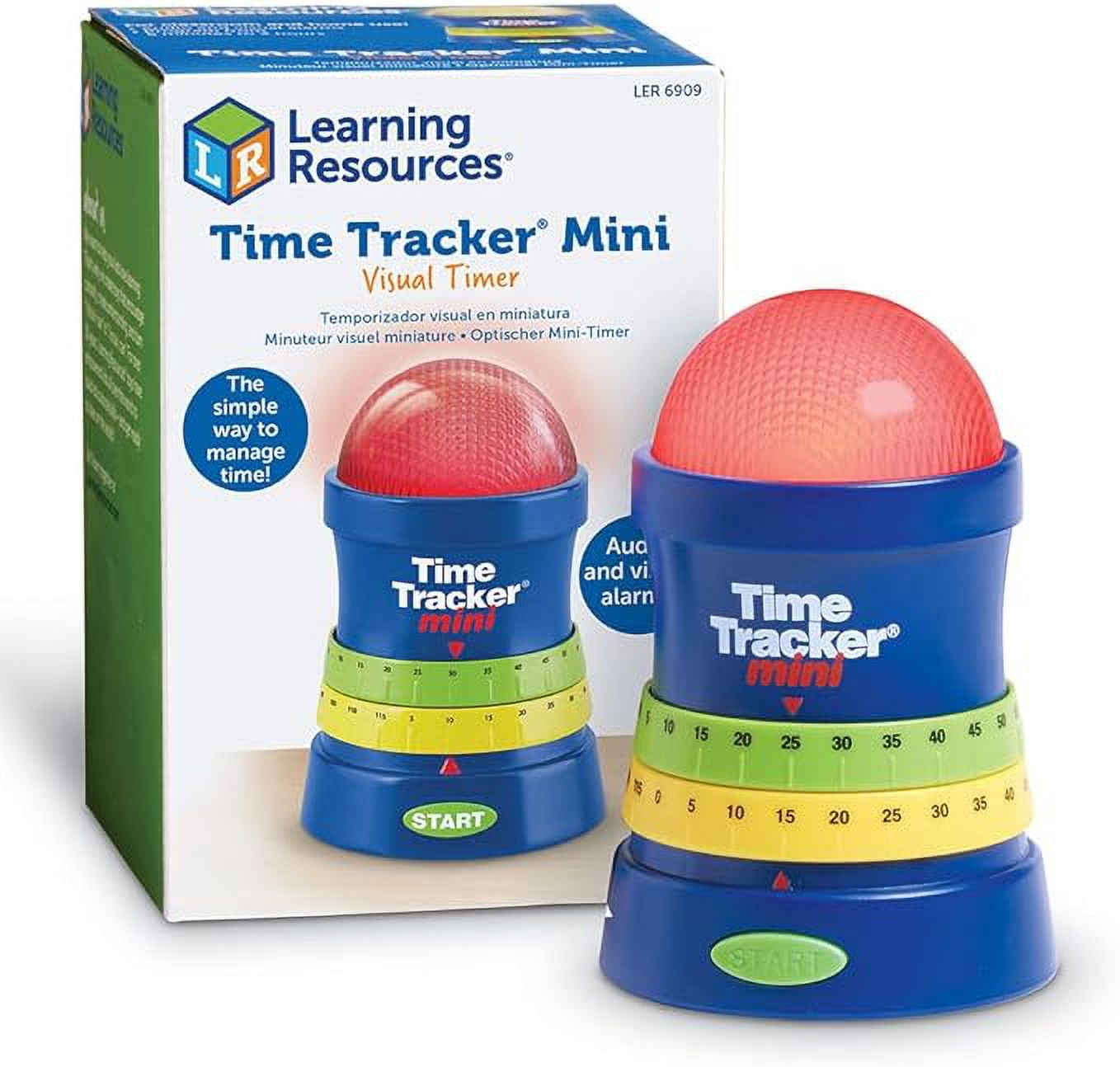 Learning Resources Time Tracker Mini Visual Timer, Classroom Timer, Hand Washing Timer, Auditory ...