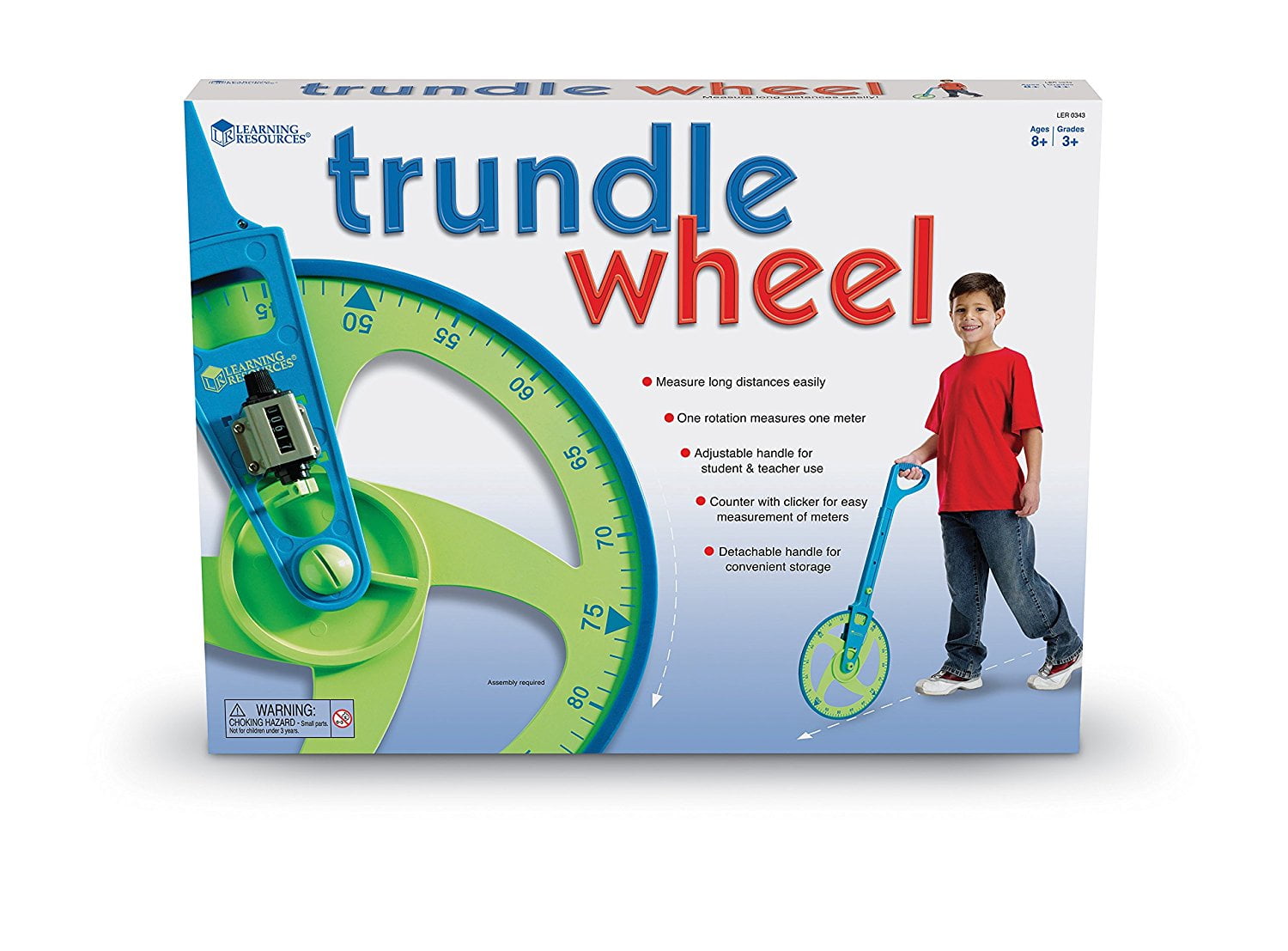Learning Resources Trundle Wheel, Early Math, Metric System, Ages 6, 7 ...