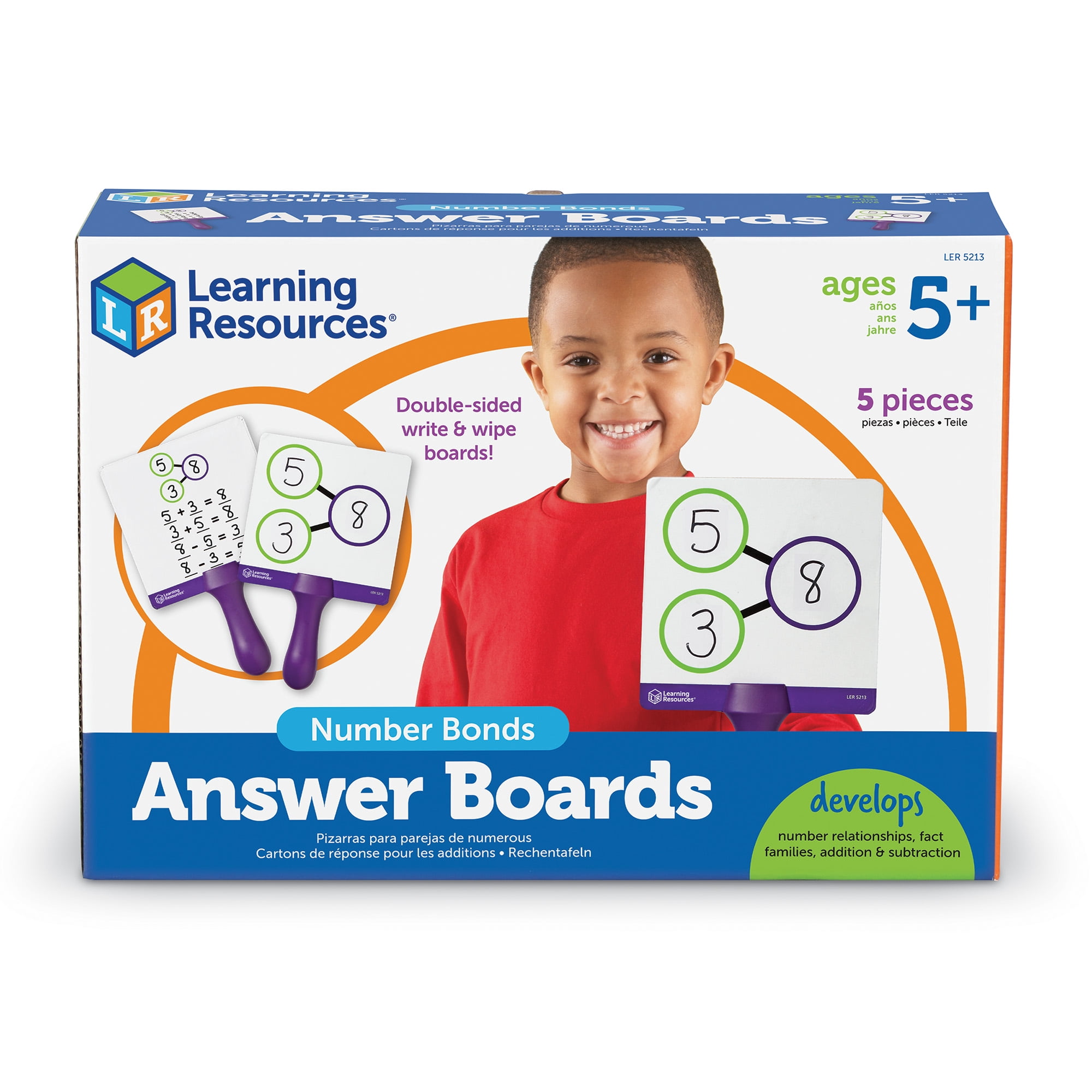 Learning Resources Two-sided Handheld Boards - Walmart.com