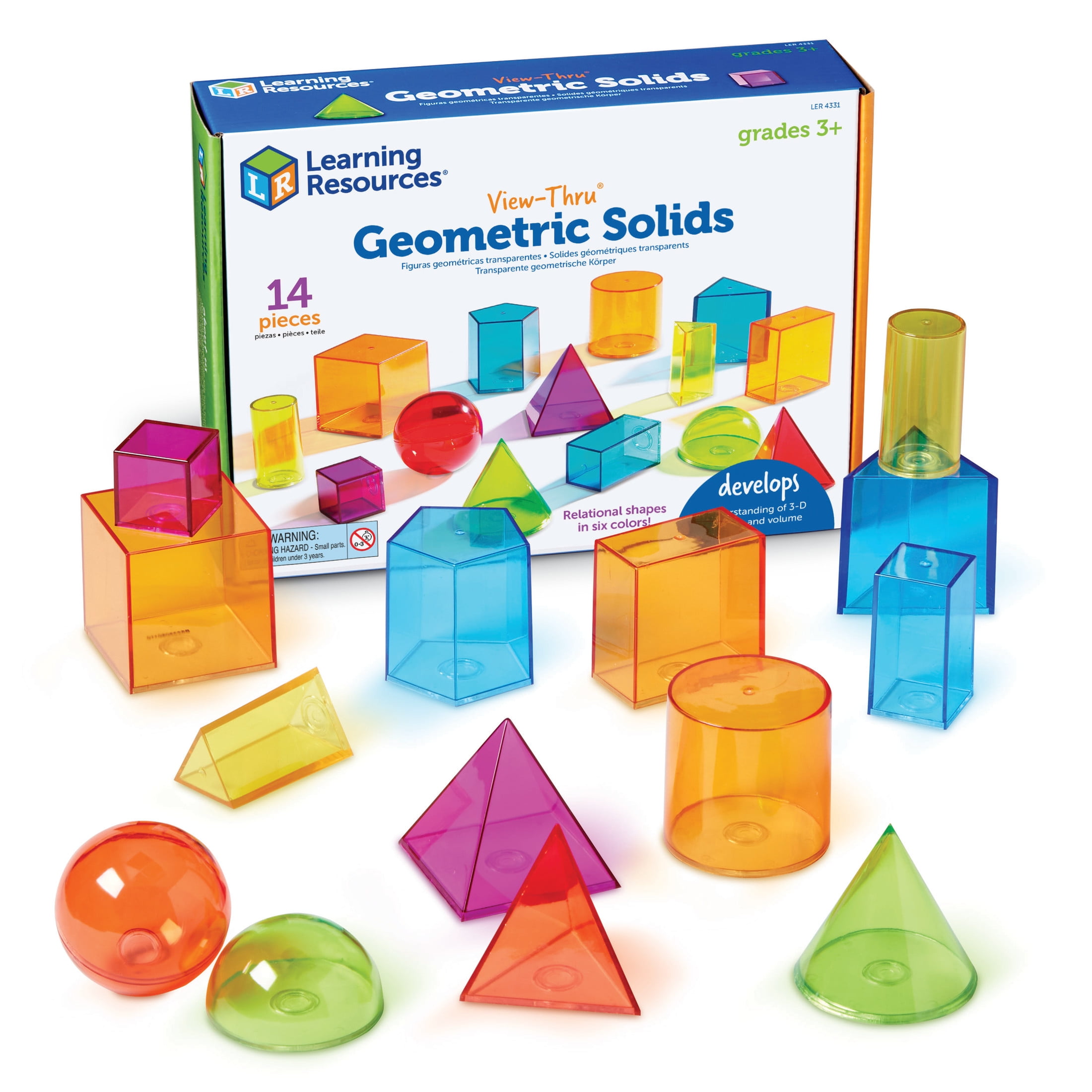 Learning Resources View-Thru Geometric Solids Classroom Must Haves ...