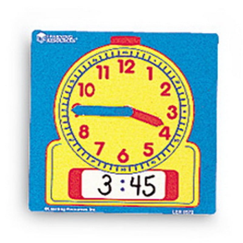 Learning Resources Write on Wipe off Clocks Educational Tool Set (Set ...
