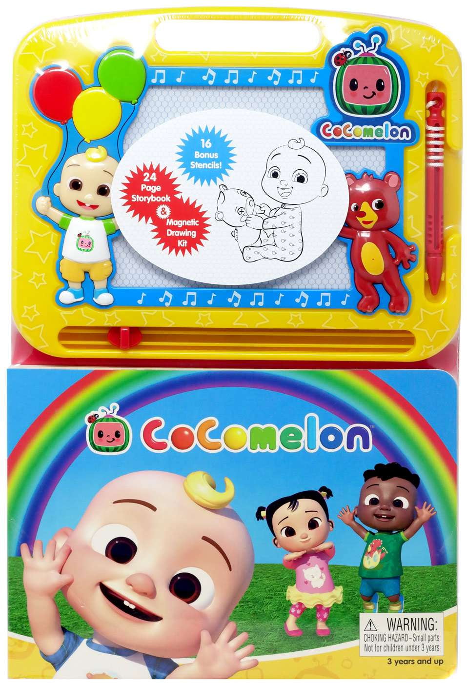 Learning Series CoComelon Storybook & Magnetic Drawing Pad - Walmart.com