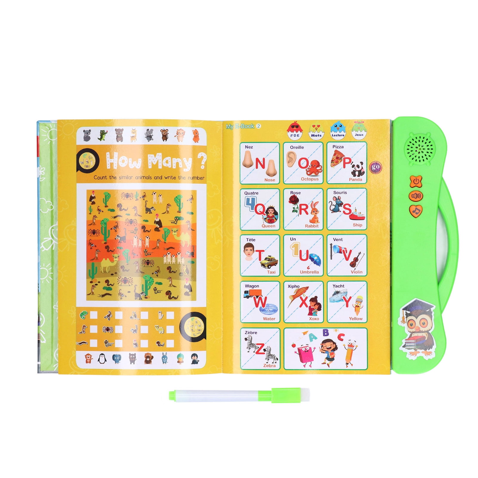 Learning Sound Book,French Sound Book Children English Read Music ...