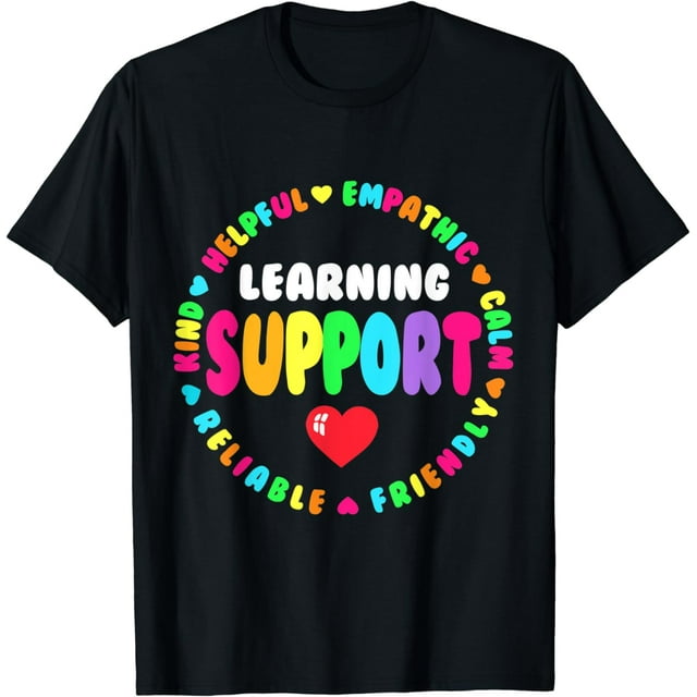 Learning Support Squad Teacher SPED Teacher & Special ED T-Shirt ...
