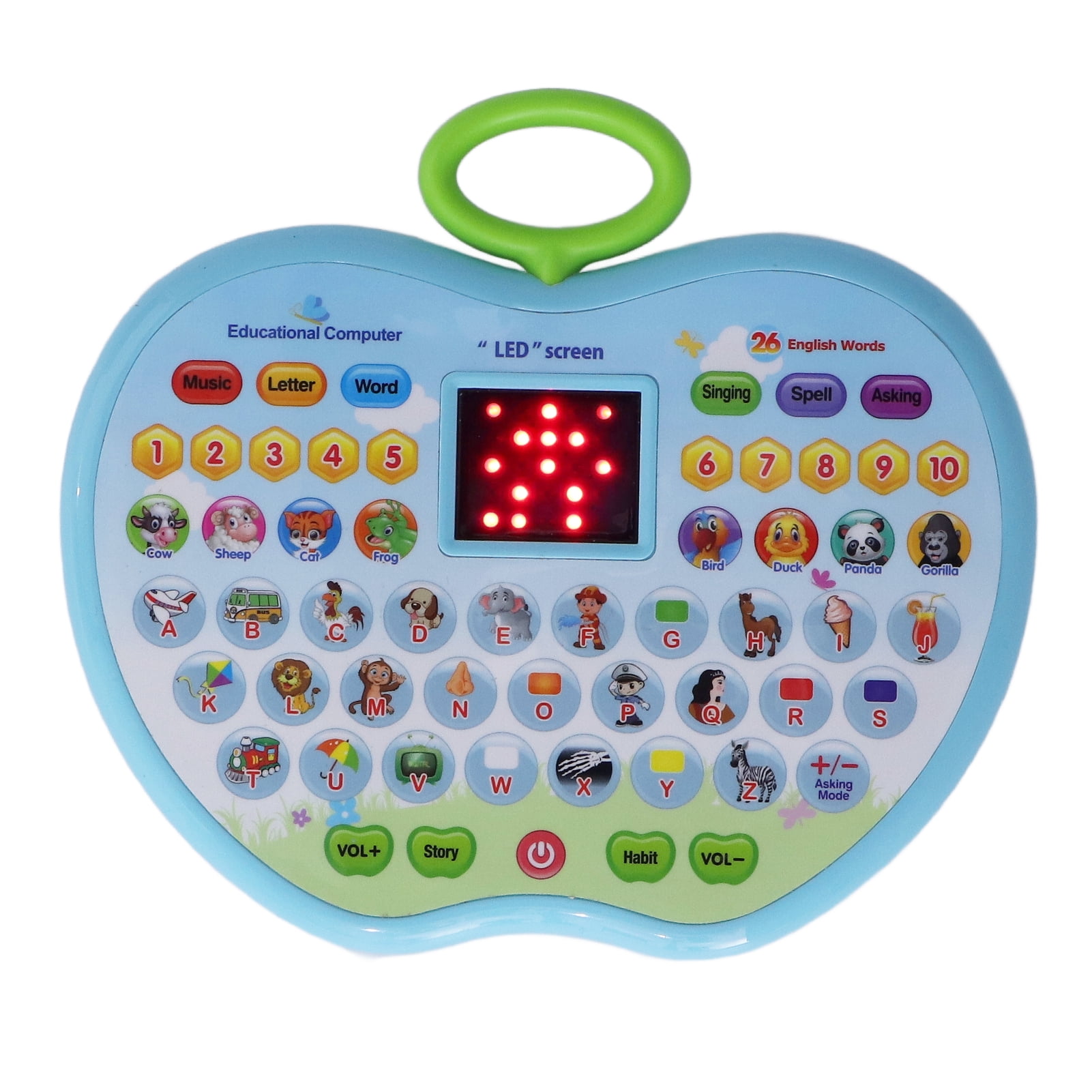 Learning Tablets Multifunction Kids Tablet with LED Display for Baby ...