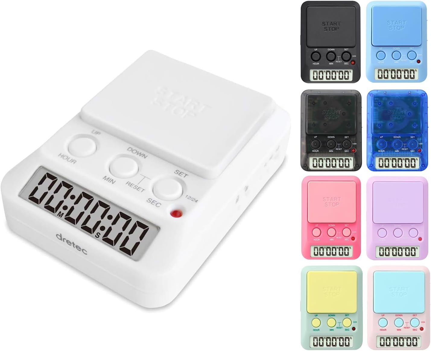 Learning Timer, for Studying, Large Button, Count Function Until The ...