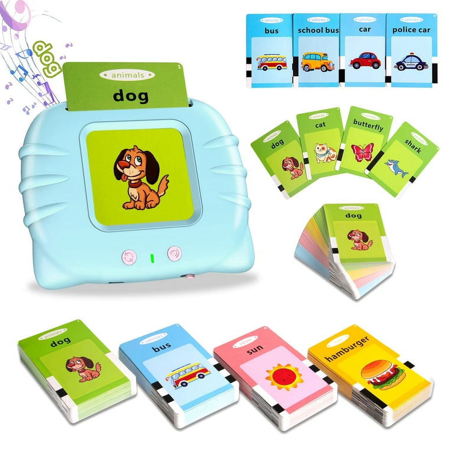 Learning Toys for Toddler 2-6 Year Old, Talking Flash Cards Machine ...