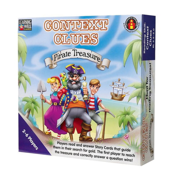 Learning Well Context Clues Pirate Treasure Game, Blue Level - Walmart ...