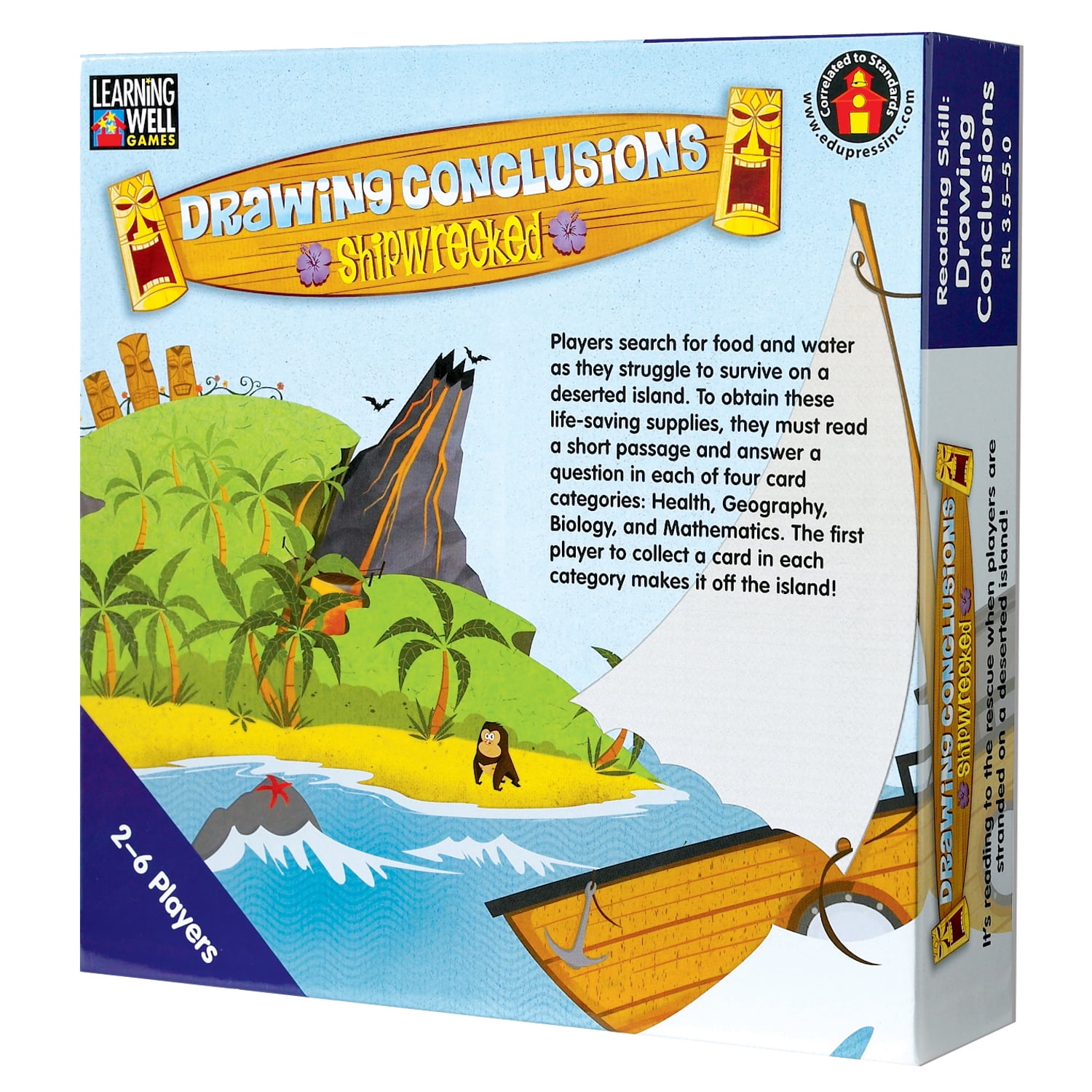 Learning Well Drawing Conclusions Shipwrecked Game, Reading Levels 3.5 ...