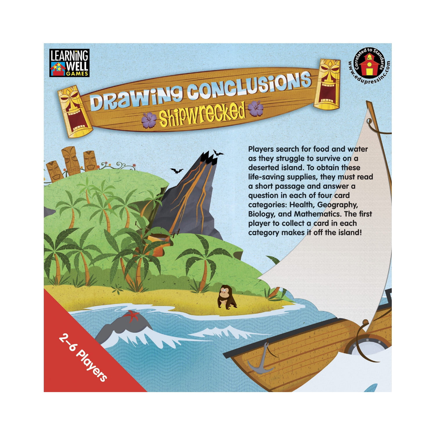 Learning Well Drawing Conclusions Shipwrecked Game, Reading Levels 3.5 ...