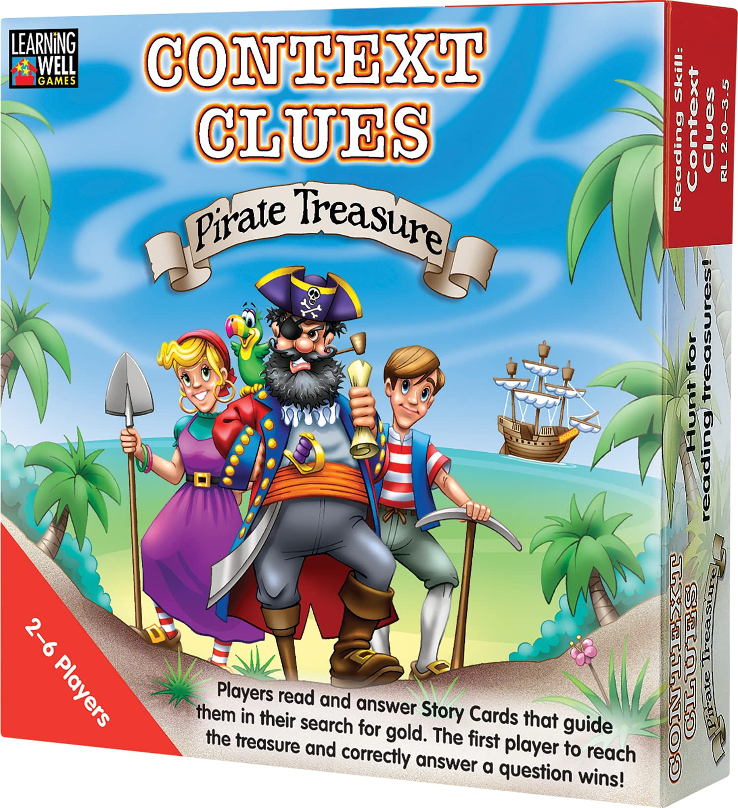 Learning Well Games Context AIF4 Clues-Pirate Treasure Game, Red Levels ...