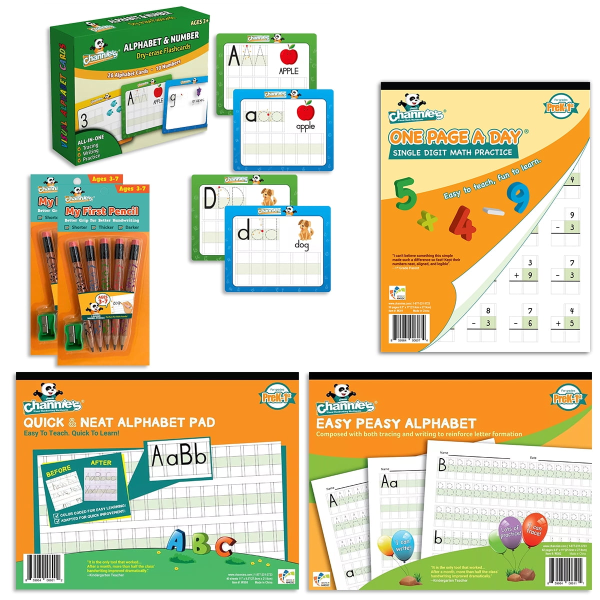 Learning With Ease For Special Needs LARGE BLOCKS Kit-K-1st- Dyslexia ...