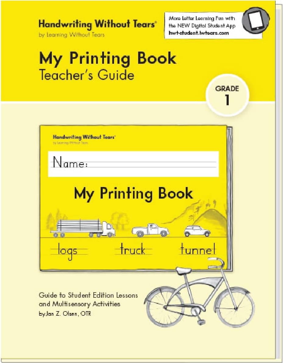 Learning Without Tears - My Printing Book Teacher's Guide, 1st Grade ...