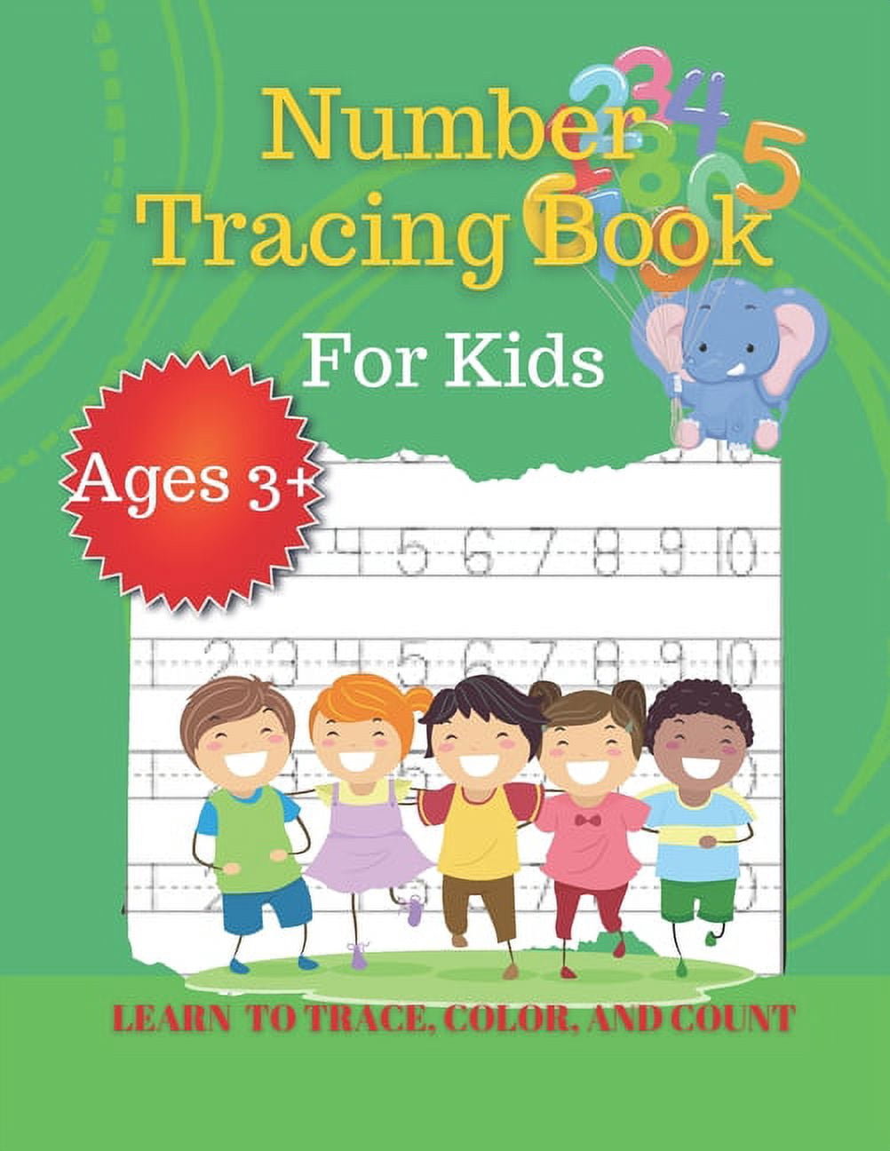 Learning Workbooks for Kids: Number Tracing Book for Kids : Numbers ...