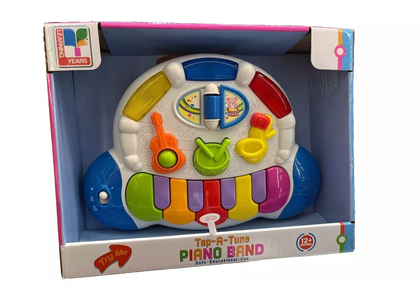 Learning Years Baby Piano Band - Musical Toy for Infants and Toddlers ...