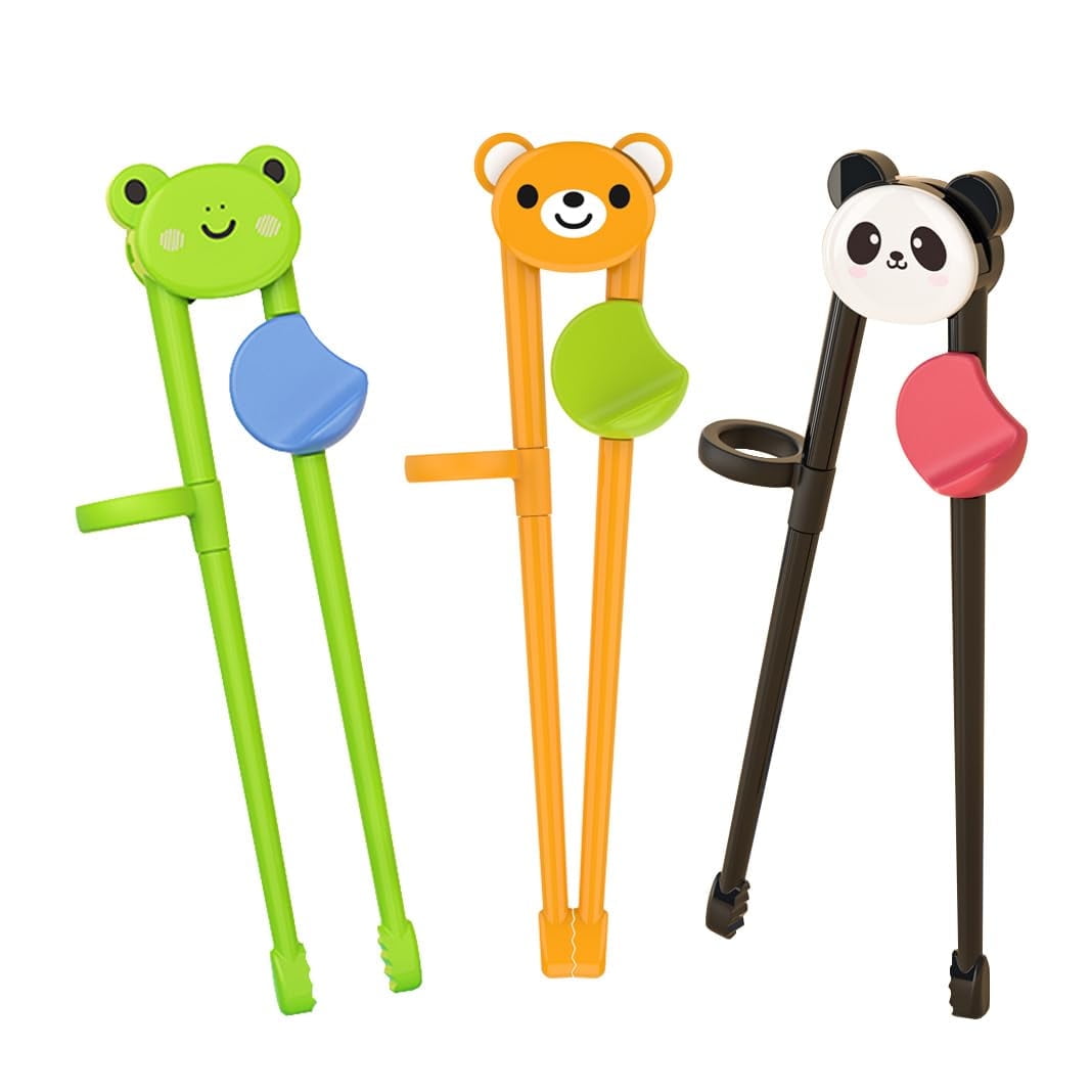 Learning chopsticks for , 3 pairs training chopsticks with removable ...