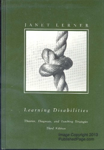 Pre-Owned Learning disabilities: Theories, diagnosis, and teaching ...