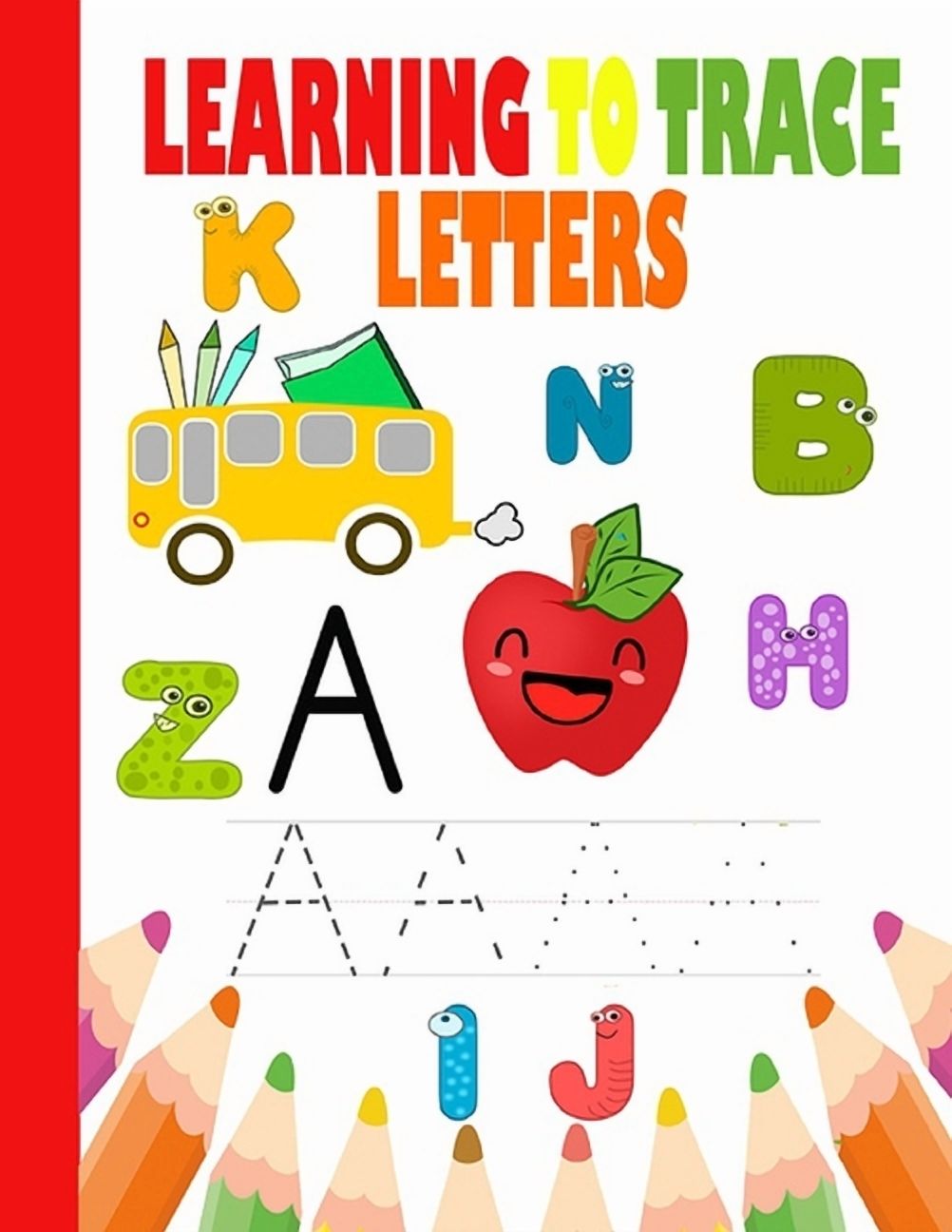 Activitybook Learning to Trace letters: Learn To Write For Kids, for ...