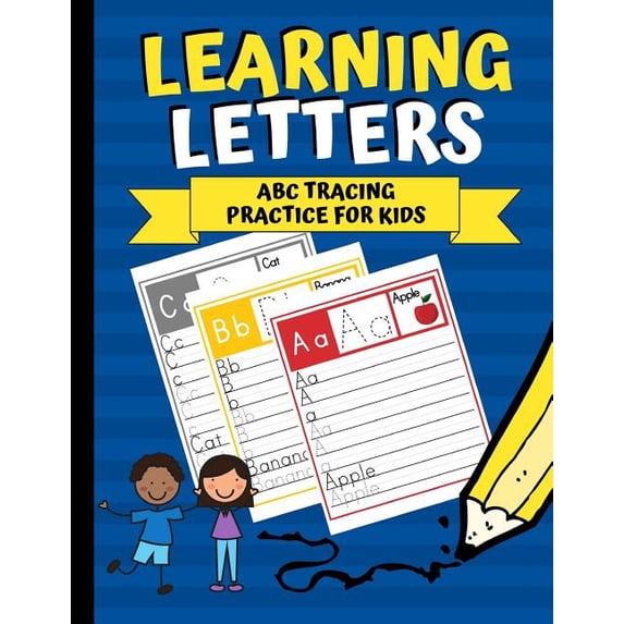 Learning to Write Learning Letters: ABC Tracing Practice for Kids, Book ...